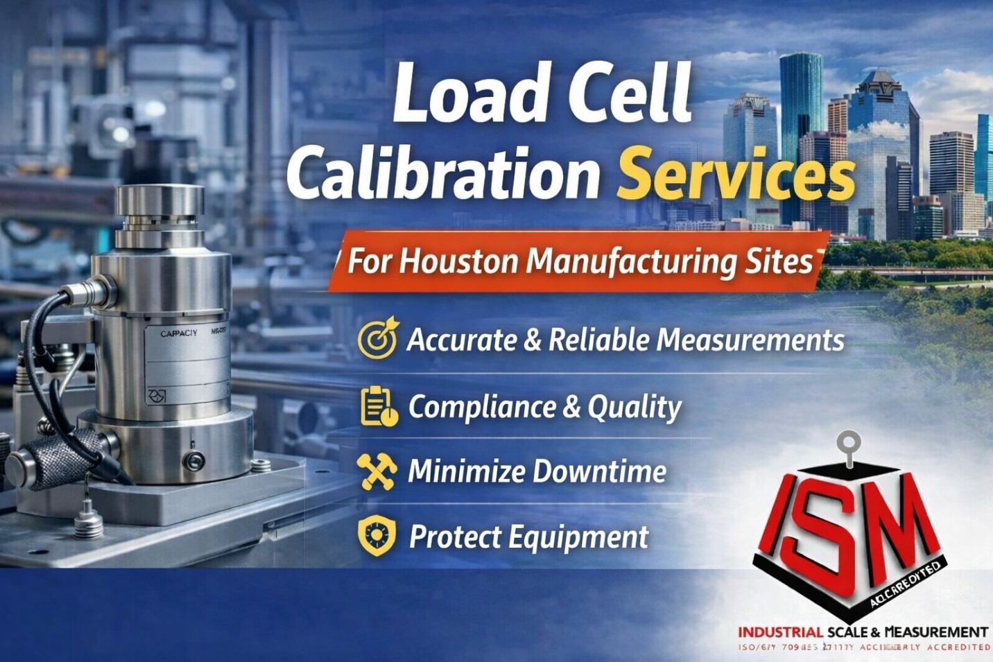 Load Cell Calibration Services for Houston Manufacturing Sites
